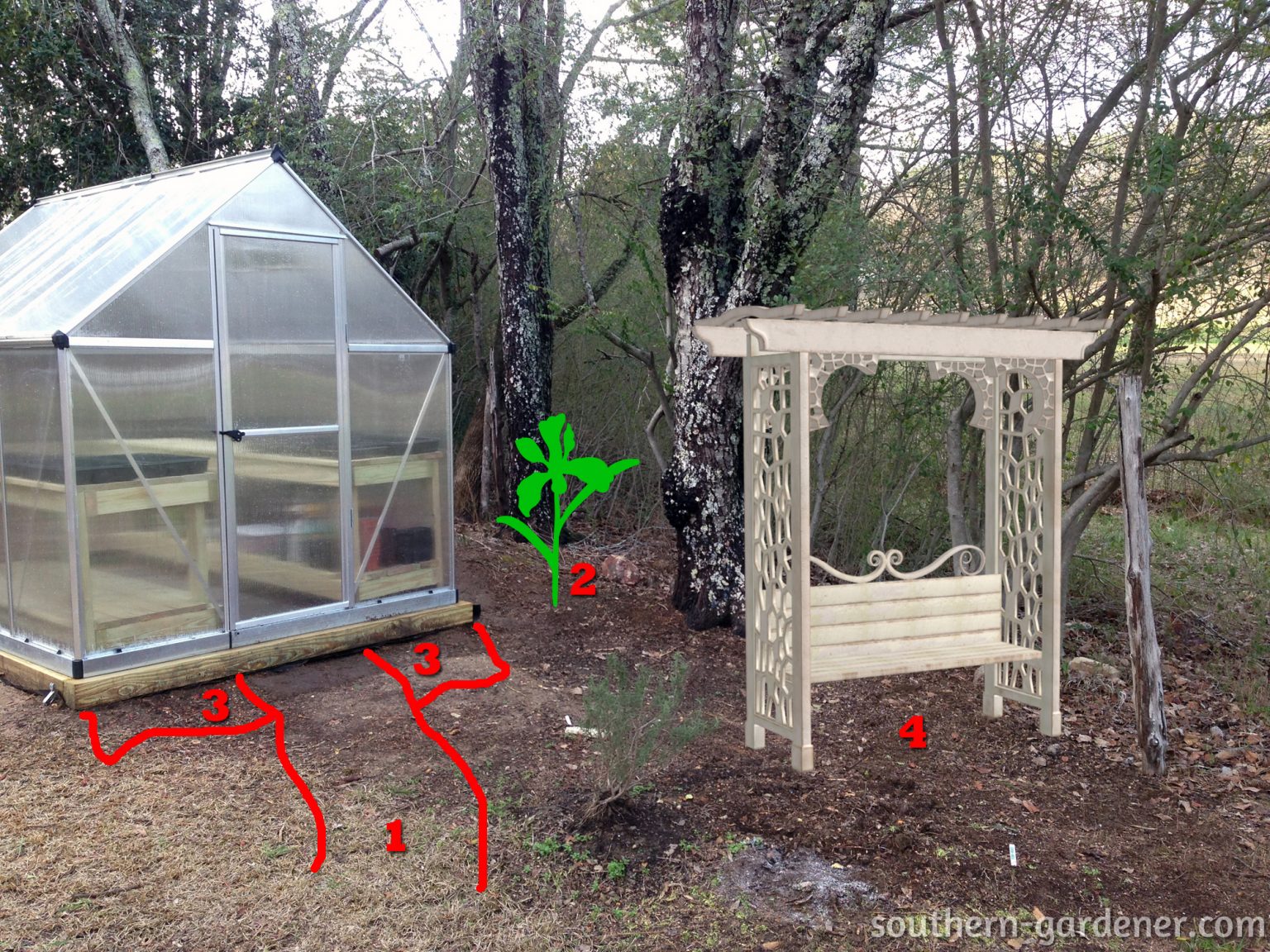 Greenhouse Landscaping – Southern Gardener