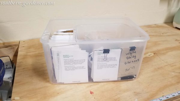 Organizing Your Seed Collection – Southern Gardener