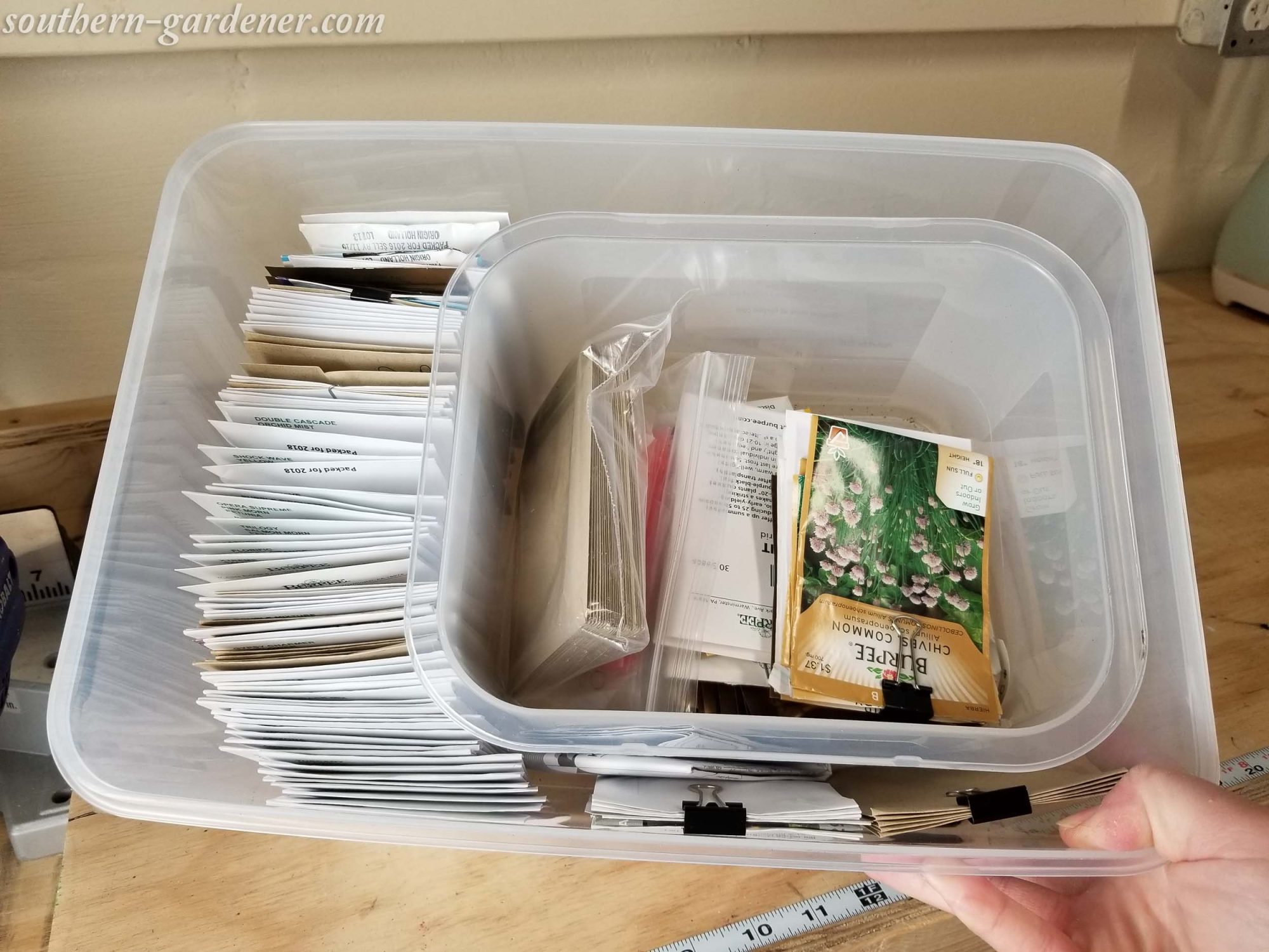 Organizing Your Seed Collection – Southern Gardener