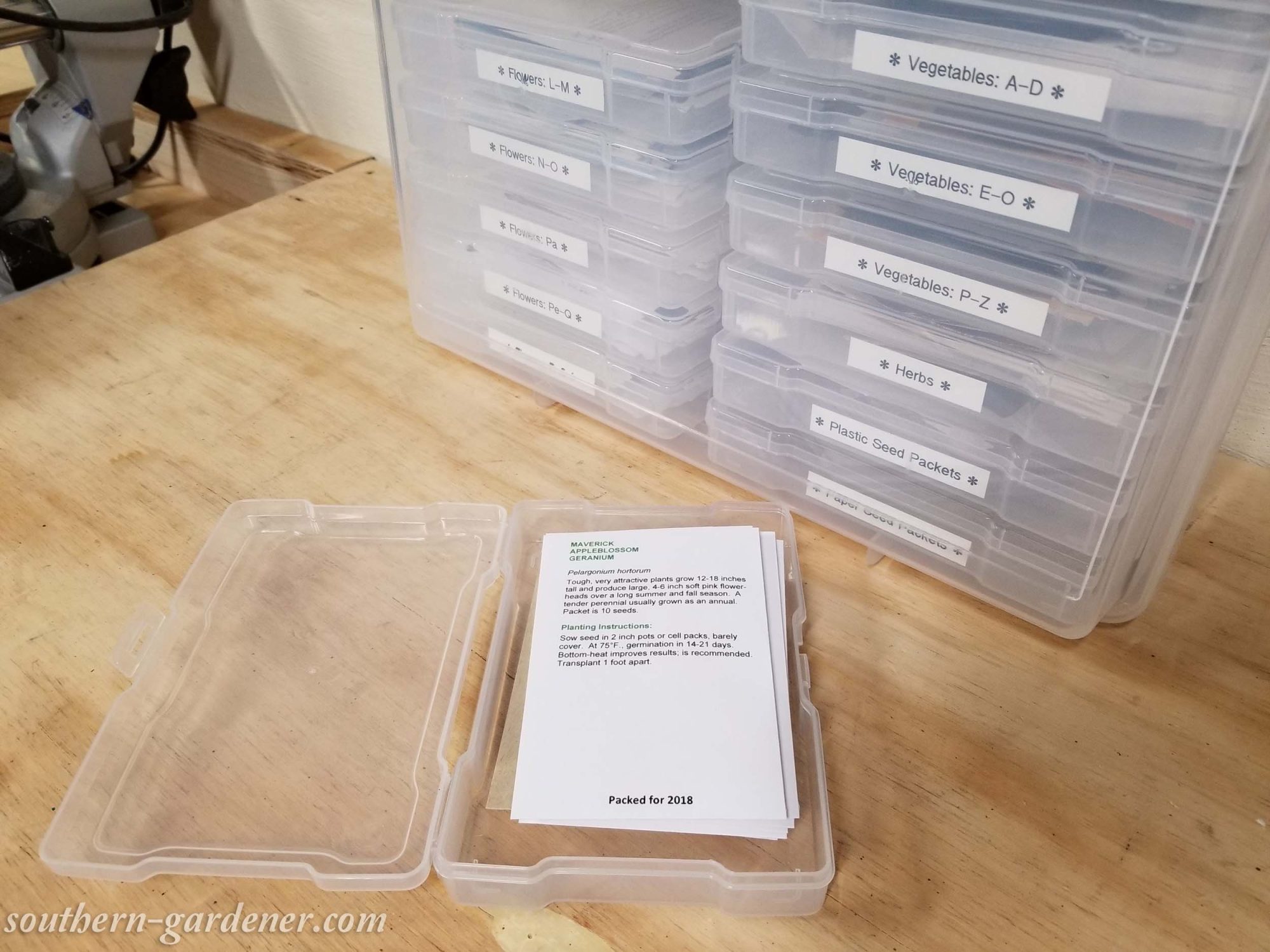 Organizing Your Seed Collection – Southern Gardener